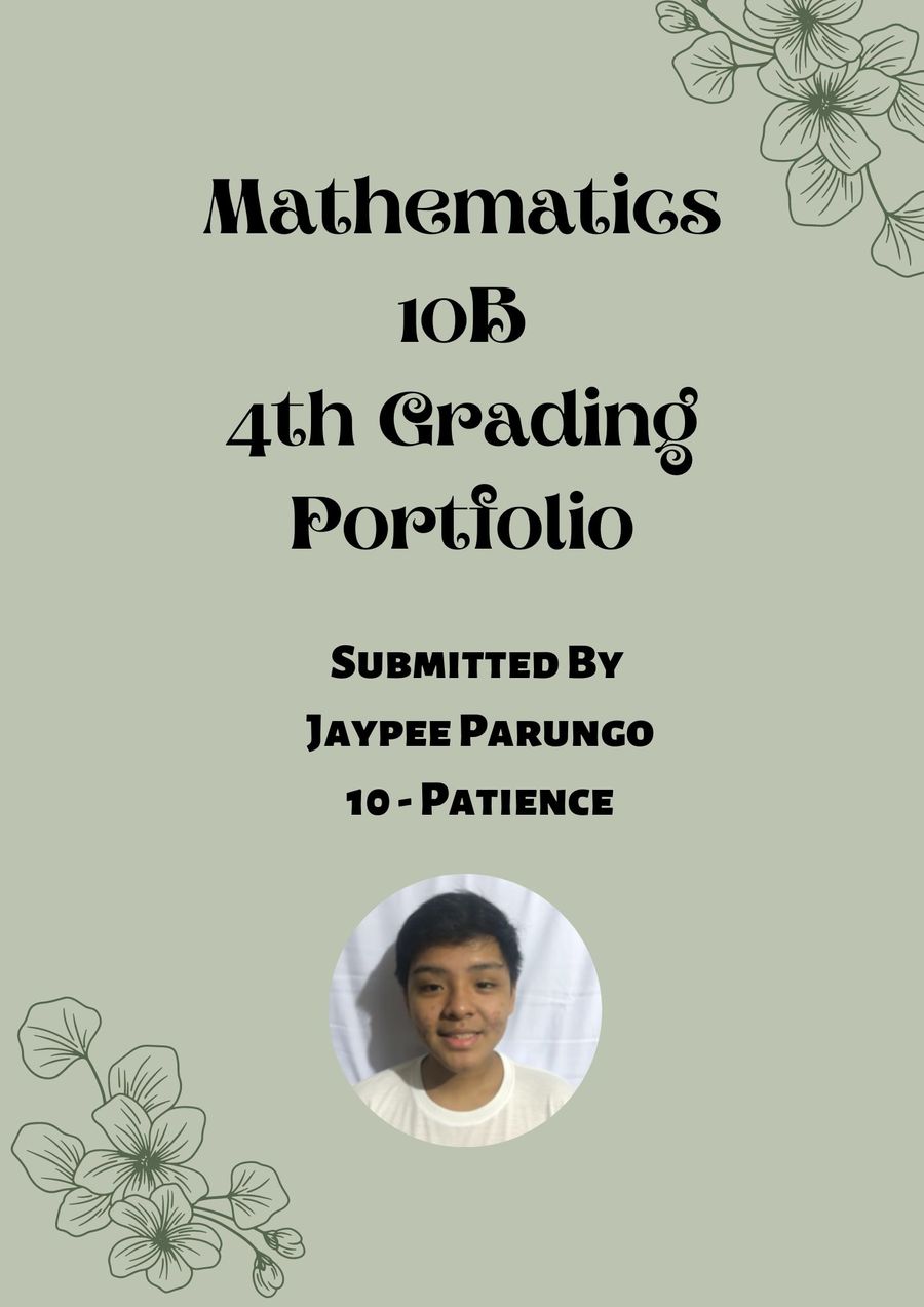 Parungo - 4th Grading Portfolio by B17. Parungo, Jaypee - Flipsnack