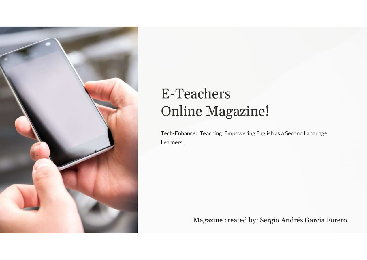 Tips for Teachers Using Technology in the Classroom by Sergio García ...