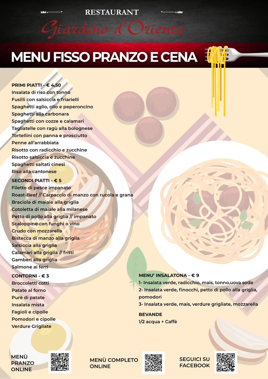MENU_PRANZO by Giardino... - Flipsnack