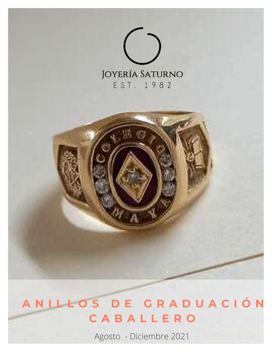 Catalogo Anillo de Graduacion - Hombre by Joyeria Saturno - Flipsnack