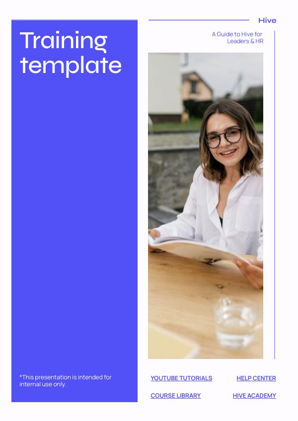 Training template by Flipsnack templates - Flipsnack