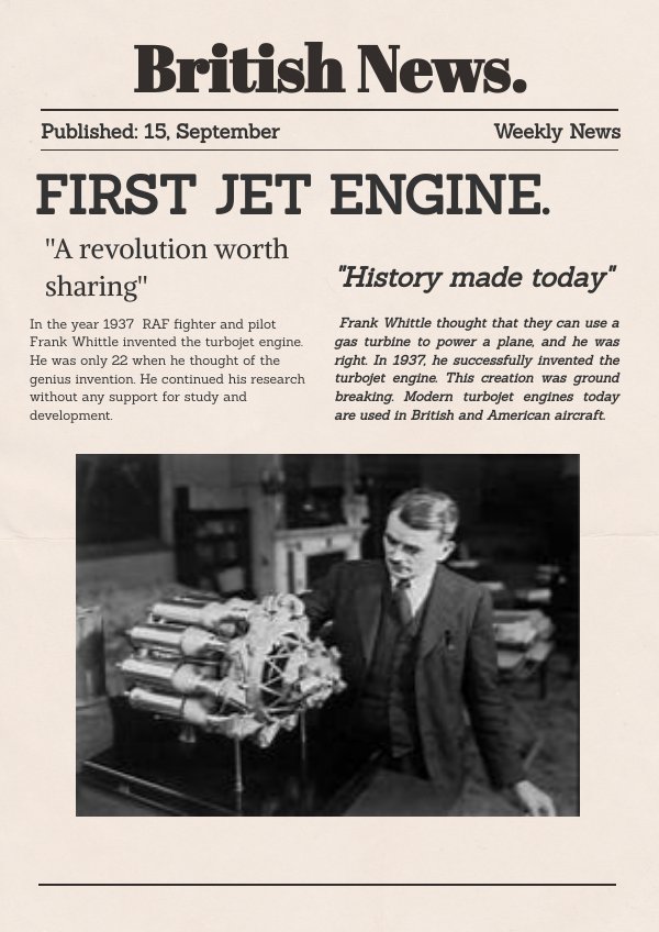 First jet engine. by Bob Bobby - Flipsnack