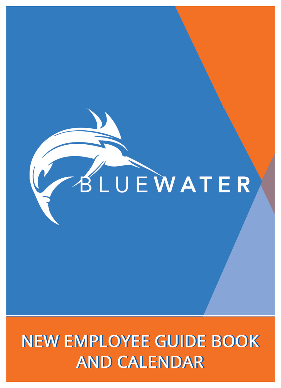 Blue Water New Employee Guide Book & Calendar by Blue Water... - Flipsnack