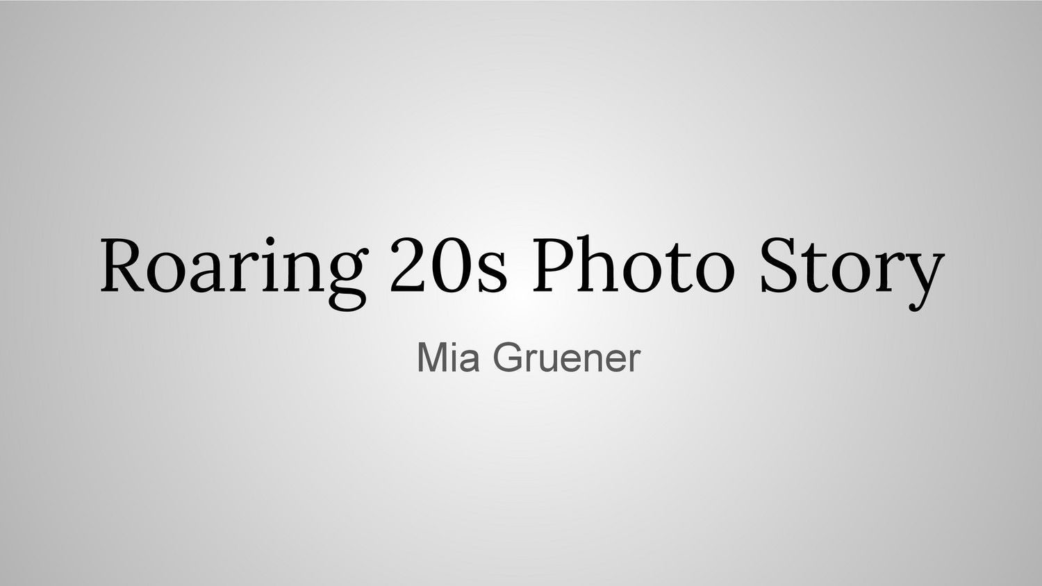 Mia Gruener - Morin-Copy of Roaring 20s Photo Story by miagruerner ...