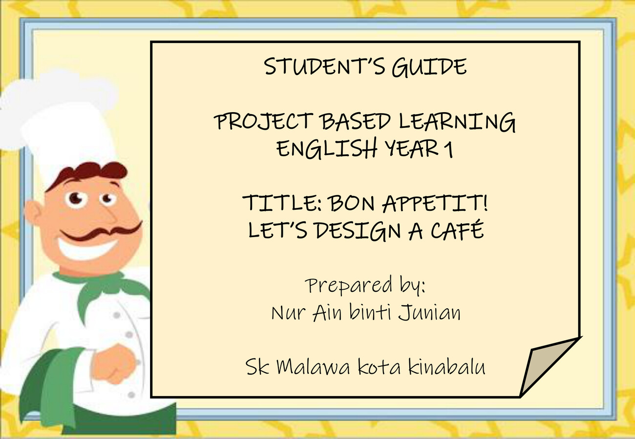 STUDENT'S PBL GUIDE - PBL ENGLISH YEAR 1 by - Flipsnack