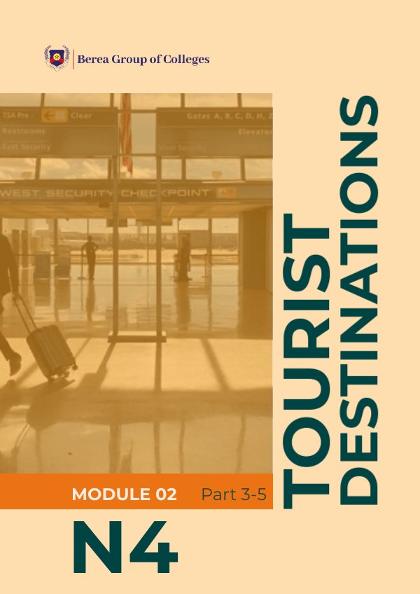 Tourist Destinations Module 2 N4 (Part 3-5) by E-Publishing - Flipsnack