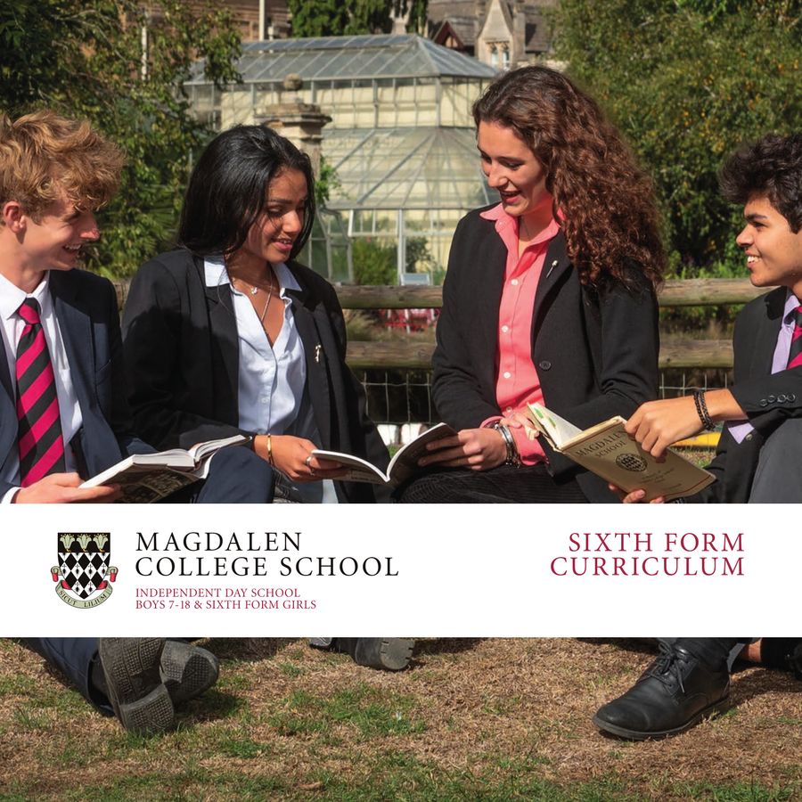 Sixth Form Curriculum 2024 by MCS - Flipsnack