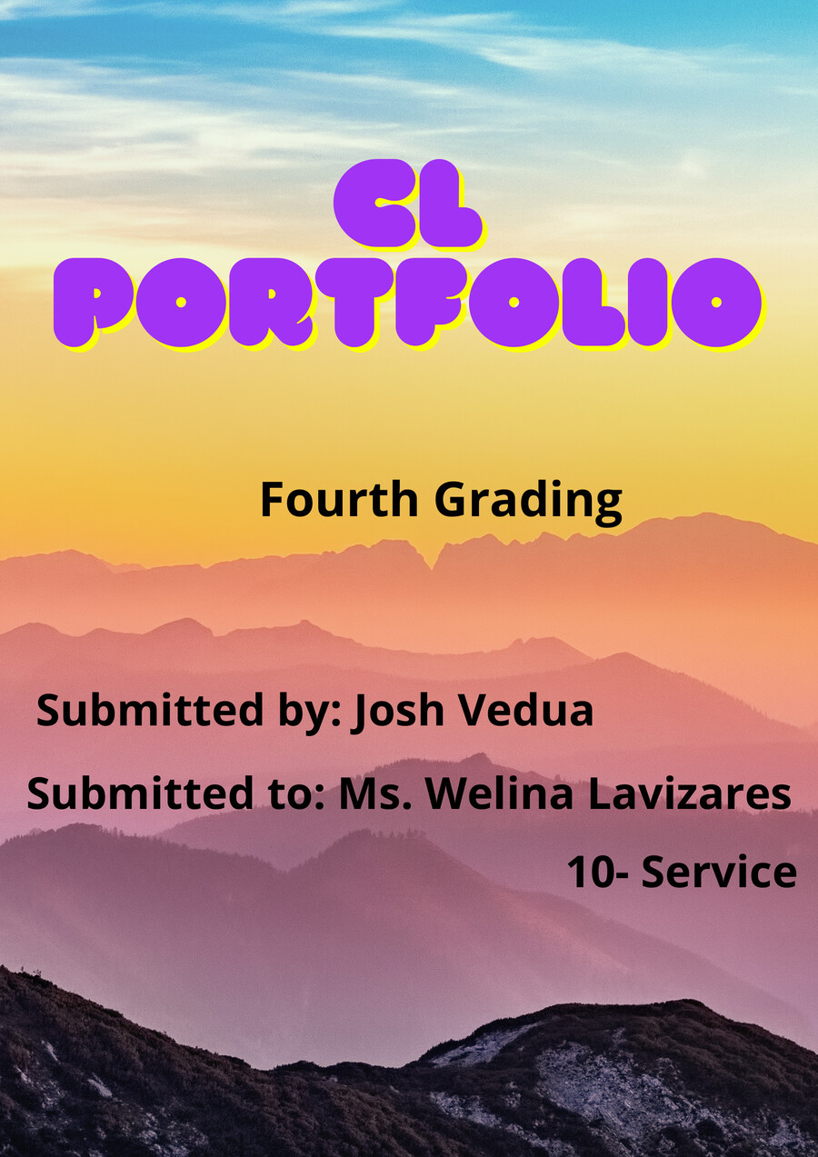 CL Fourth Grading Portfolio by B13... - Flipsnack