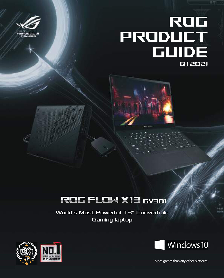 katalog produk asus gaming 2021