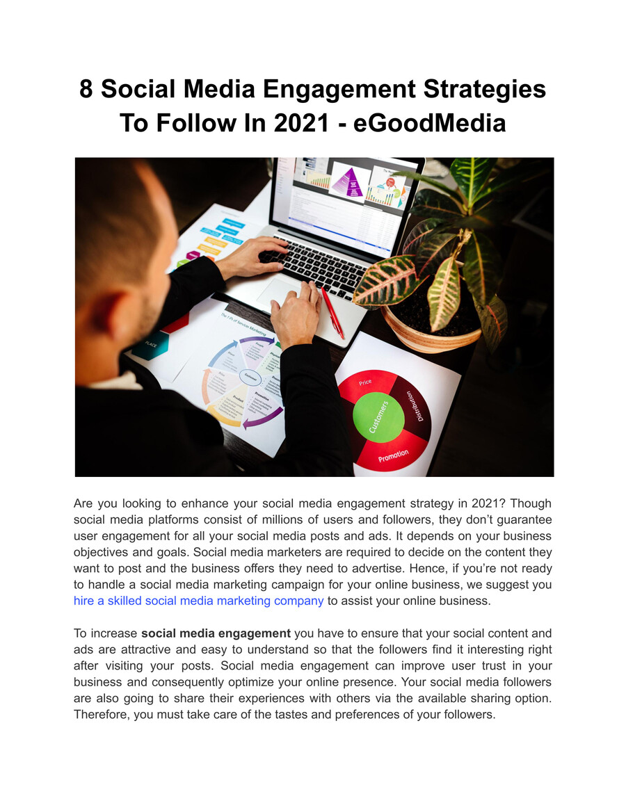 8 Social Media Engagement Strategies To Follow In 2021 by egood_media ...