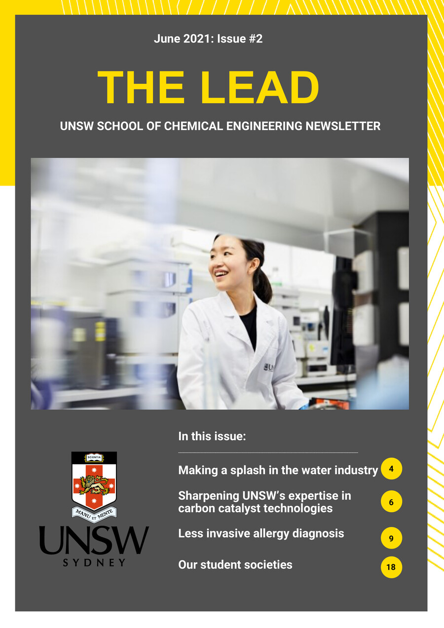 UNSW Chemical Engineering - Newsletter - June 2021 by Melinda - Flipsnack