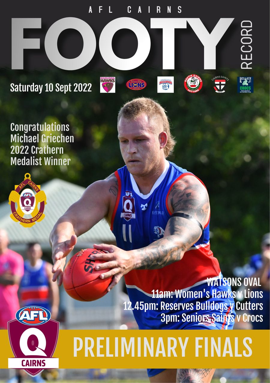 Footy Record - Preliminary Finals 2022 by AFLCairns - Flipsnack