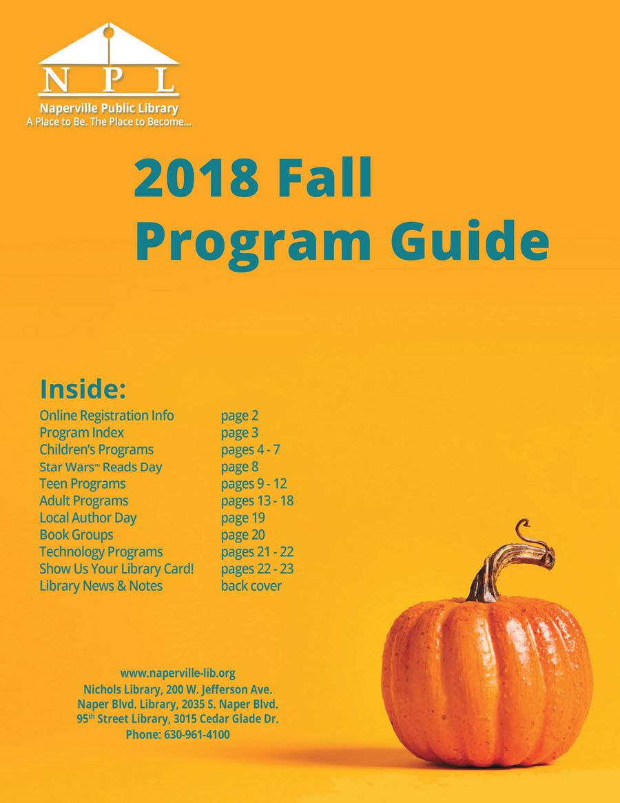Naperville Public Library 2018 Fall Program Guide by Naperville ...