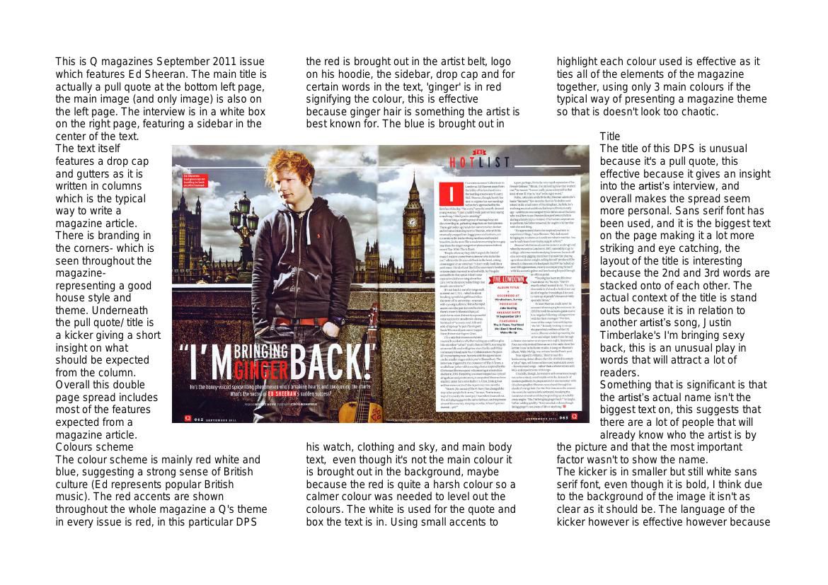 Double page spread analysis 2 by Mimi Simpson - Flipsnack