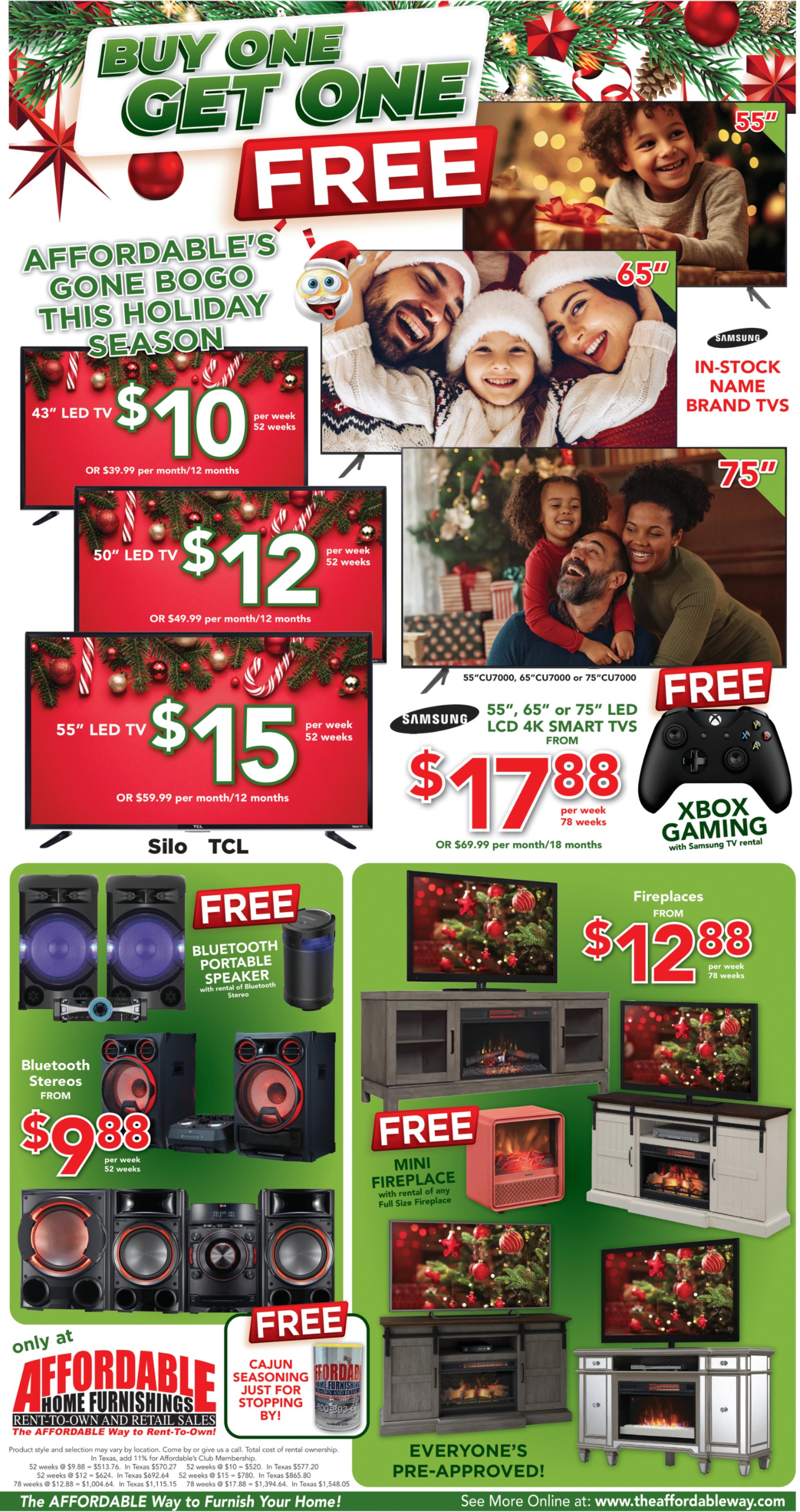 Affordable Home Furnishings | Christmas BOGO Sale! by Affordable ...