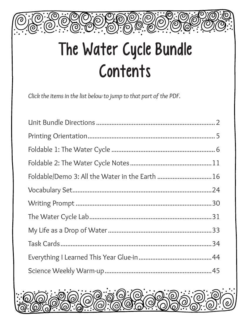 Water Cycle Bundle by Sumer Dakak - Flipsnack
