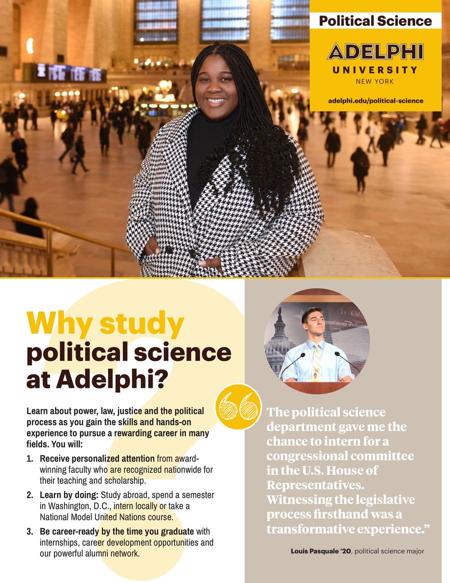 Adelphi University Political Science Brochure (23674) by Adelphi ...