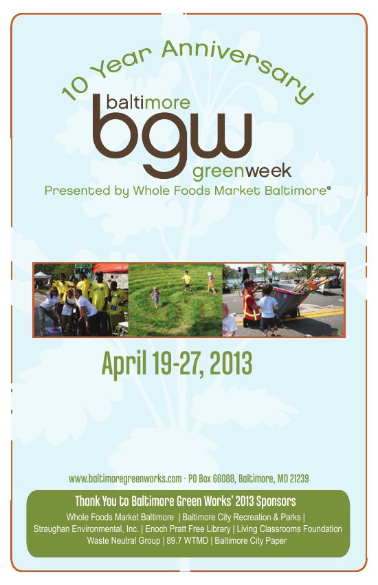 10th Annual Baltimore Green Week Program Guide by Baltimore Green ...