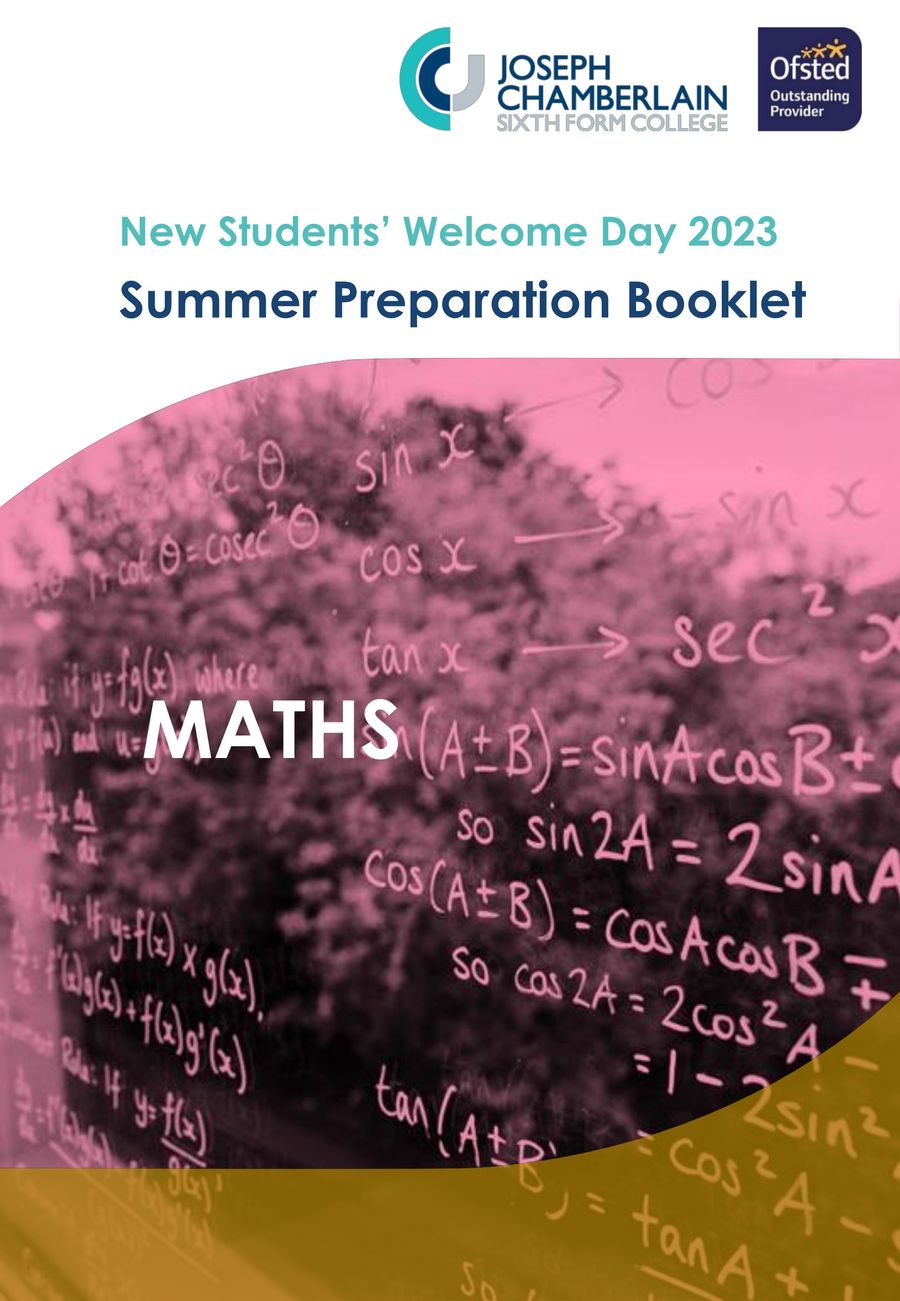 NSWD23 Course Booklet Maths by JC College - Flipsnack