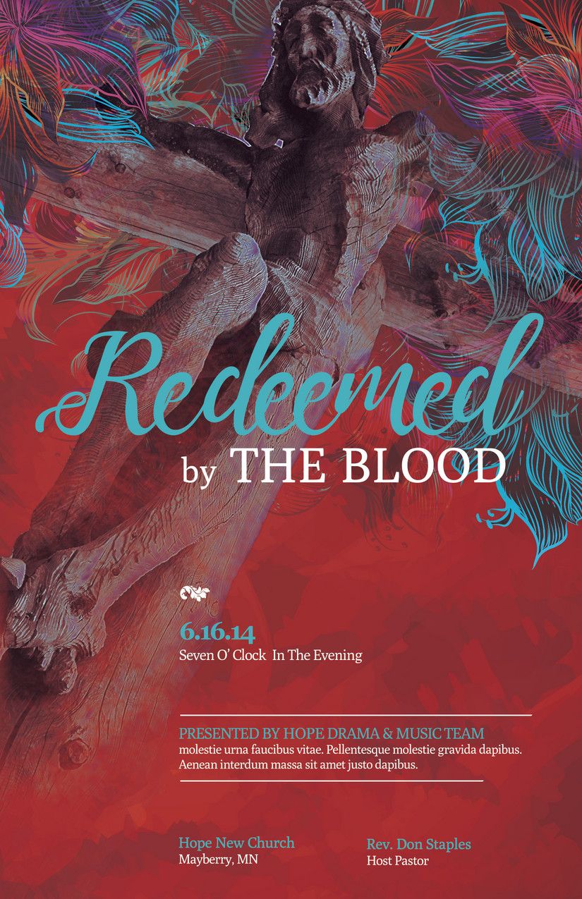 Redeemed Easter Program Template by Michael Taylor - Flipsnack