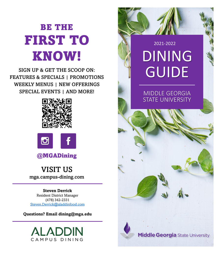 MGA Guide to Dining 2021-22 by Shonda Lewis - Flipsnack