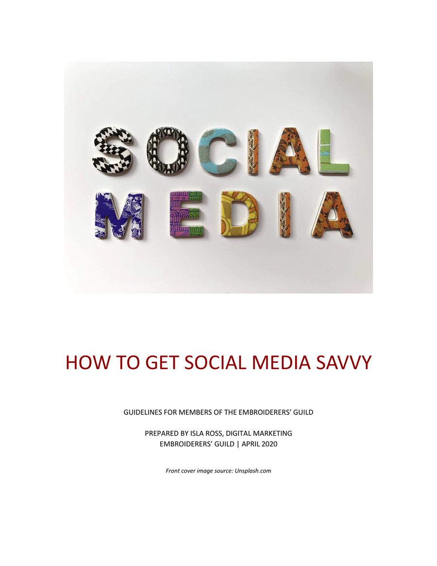 How to Get Social Media Savvy April 2020 by... - Flipsnack