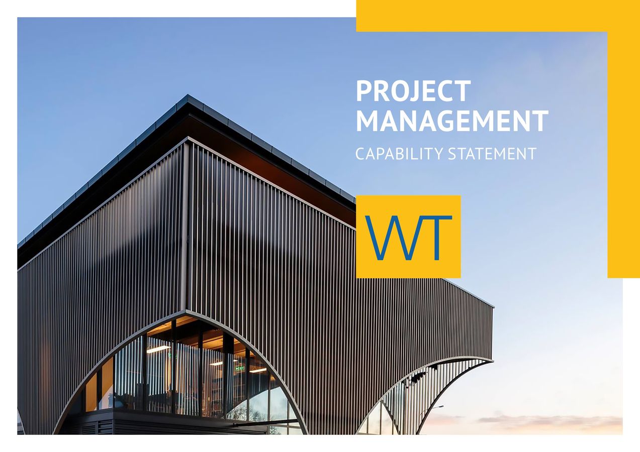 WT Project Management Capability Statement by Alex Wallin - Flipsnack