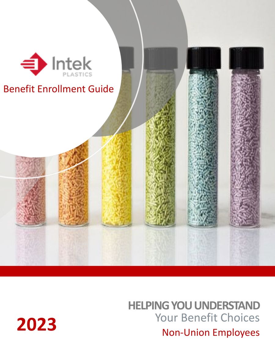 Intek - 2023 Open Enrollment Benefit Guide - Non-Union by NFP - Flipsnack