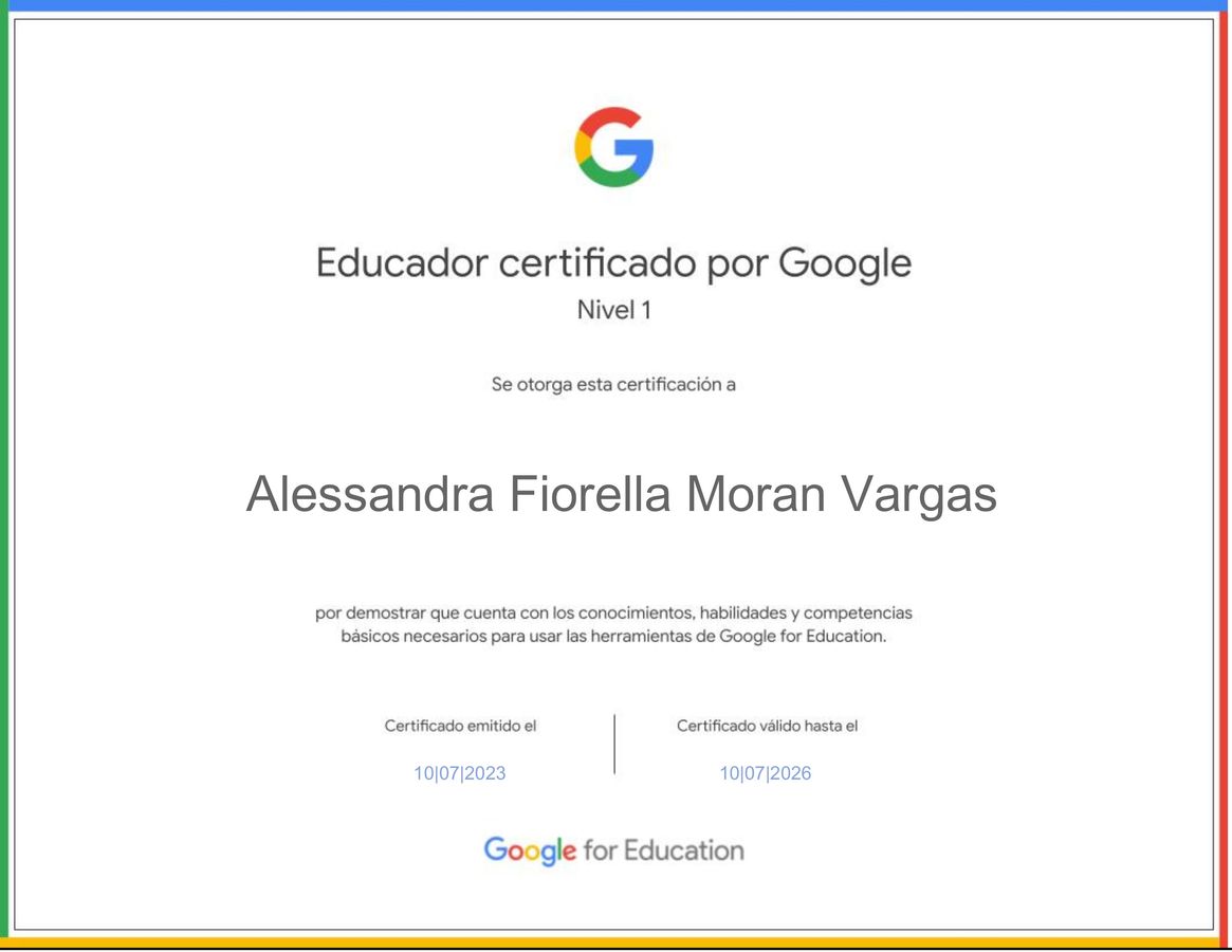 Docentes Certificados - Google Educator Level 1 by Oswaldo Pastor ...