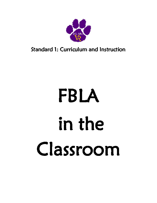Standard 1: #4 FBLA in the Classroom by charmaine.barnhill - Flipsnack