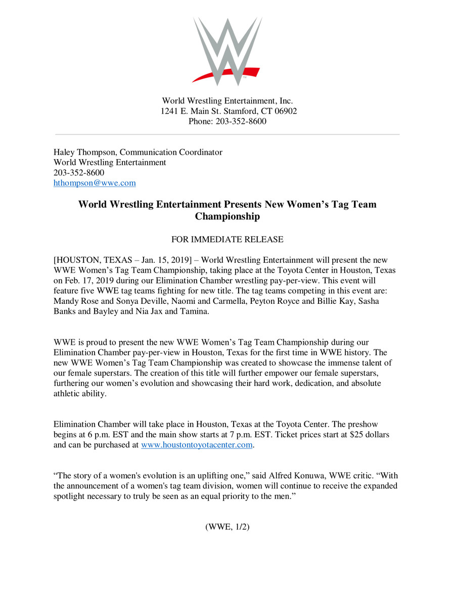 WWE by Haley - Flipsnack