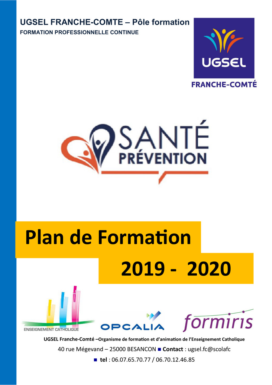 Plan de formation 2019 2020 UGSEL FC by david grisot - Flipsnack