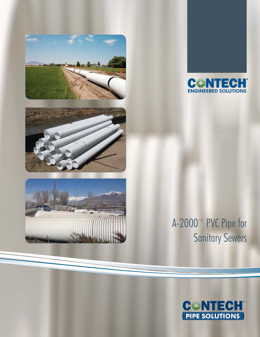 A-2000 Sanitary Sewer Solutions by Contech... - Flipsnack