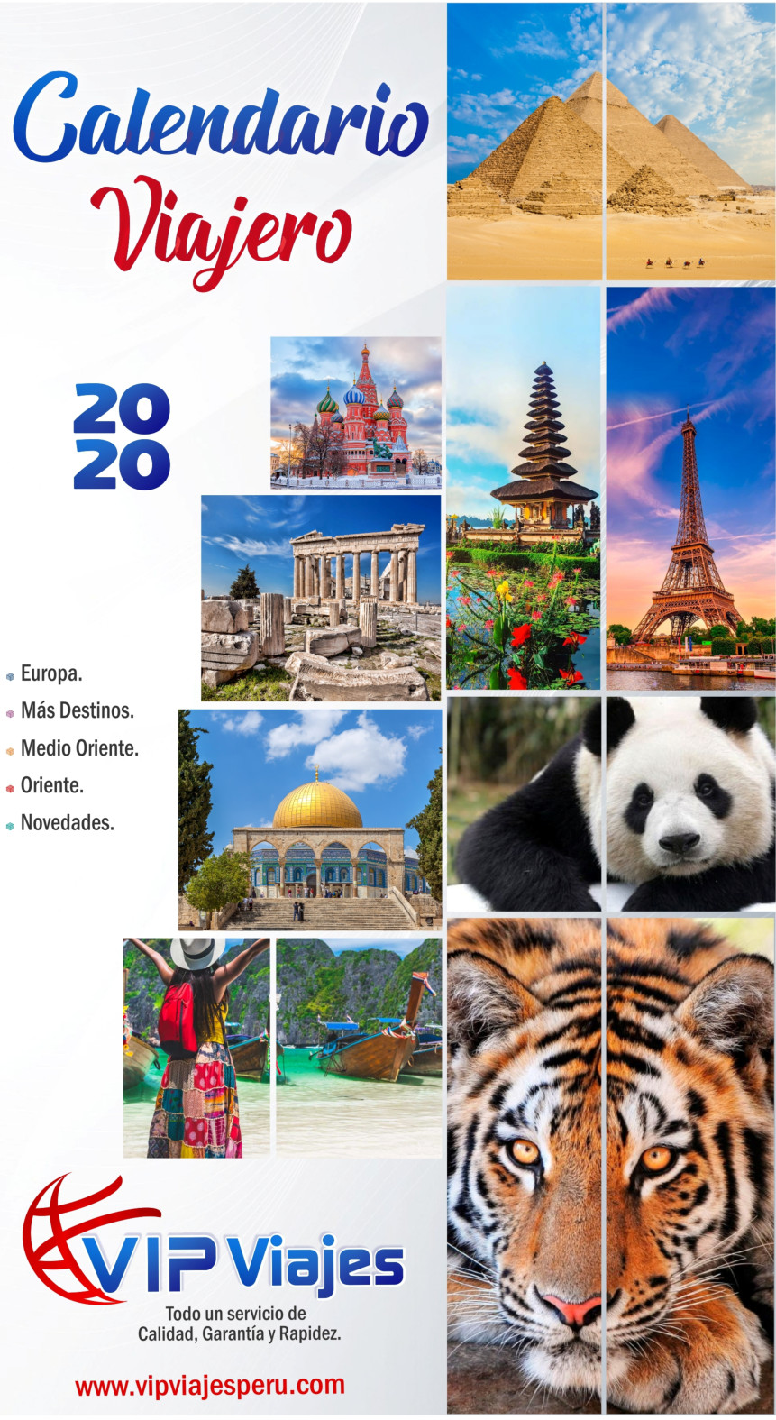 CALENDARIO VIAJERO 2020 by Vip Viajes - Flipsnack