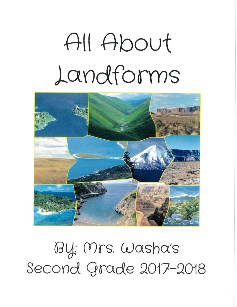 Mrs. Washa's Second Grade Landform Book by Amanda Washa - Flipsnack