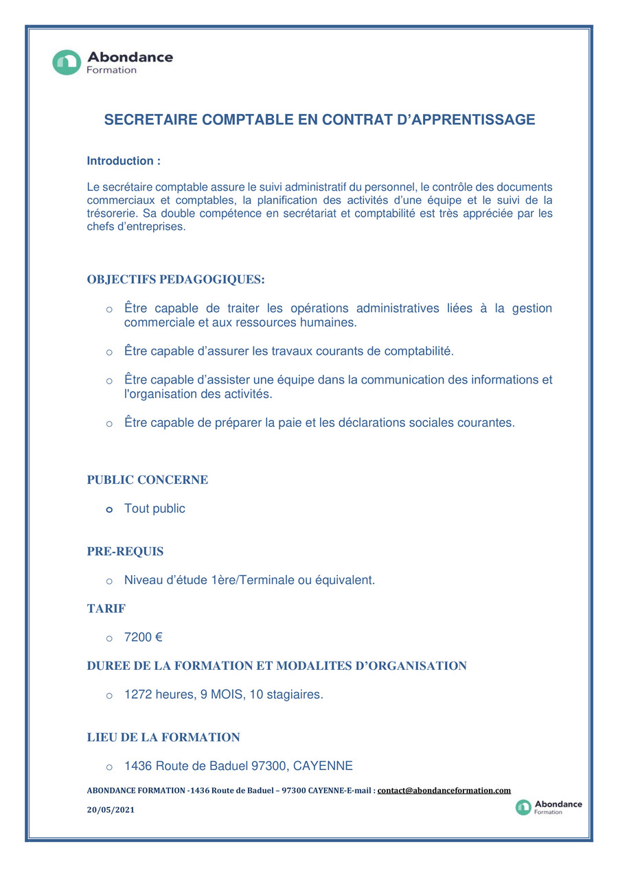 Fiche définitive secrétaire comptable by Jessy Missatou - Flipsnack