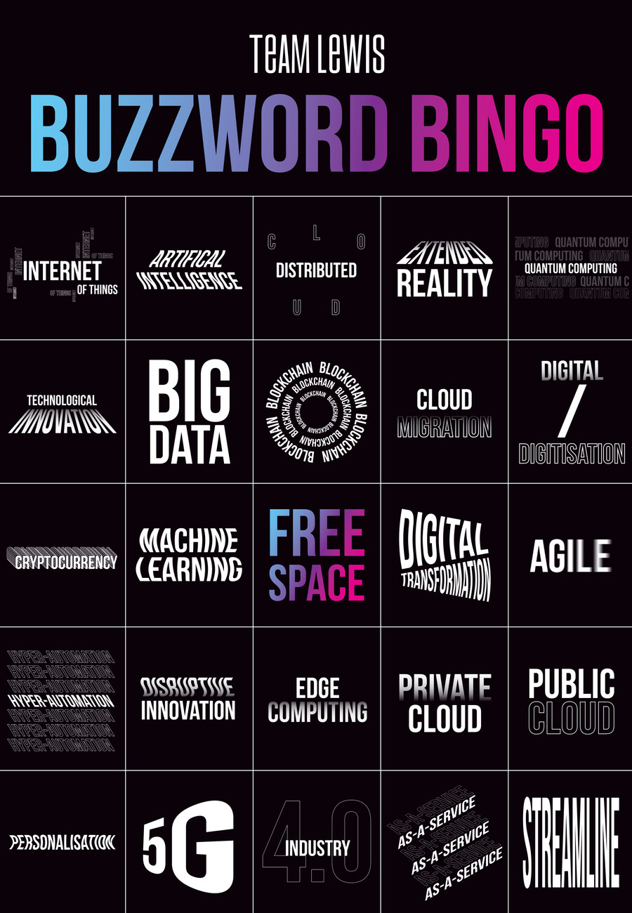 TEAM LEWIS Tech Buzzword Bingo by TEAM LEWIS - Flipsnack
