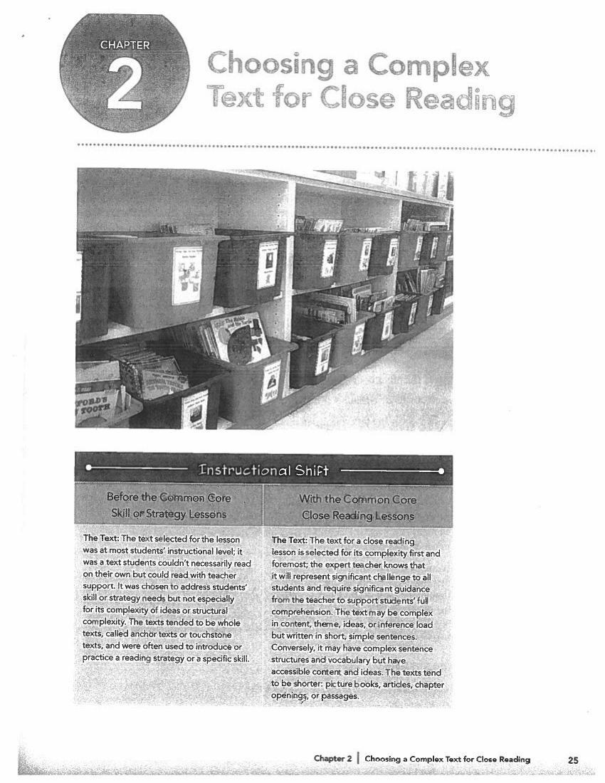 Choosing a Complex Text for Close Reading by Stephanie Grimaldi - Flipsnack