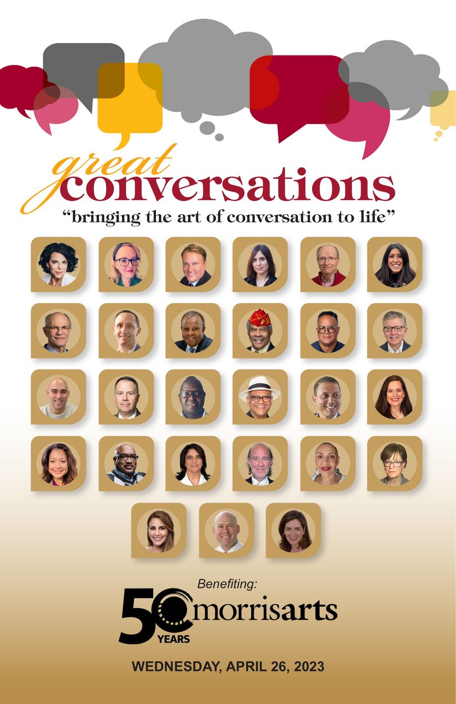 Great Conversations 2023 Program by Morris Arts - Flipsnack