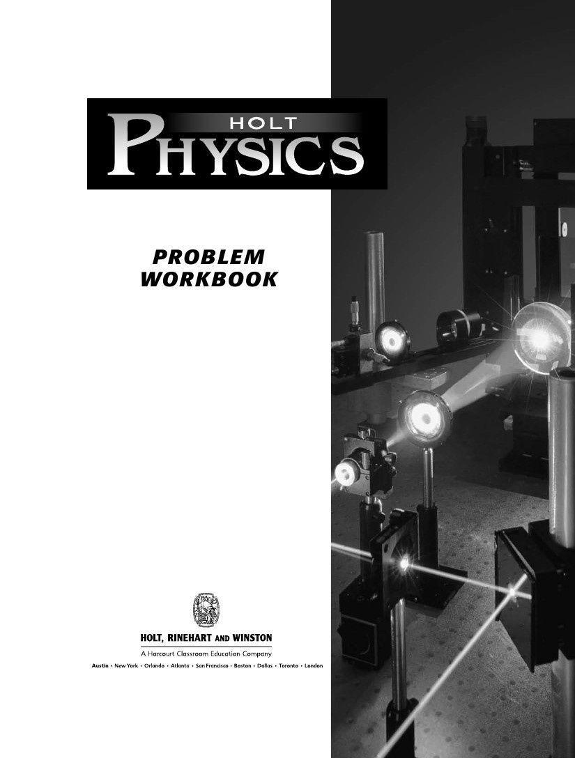 26978901 Holt Physics Problem Workbook with Answers By Lejilesh