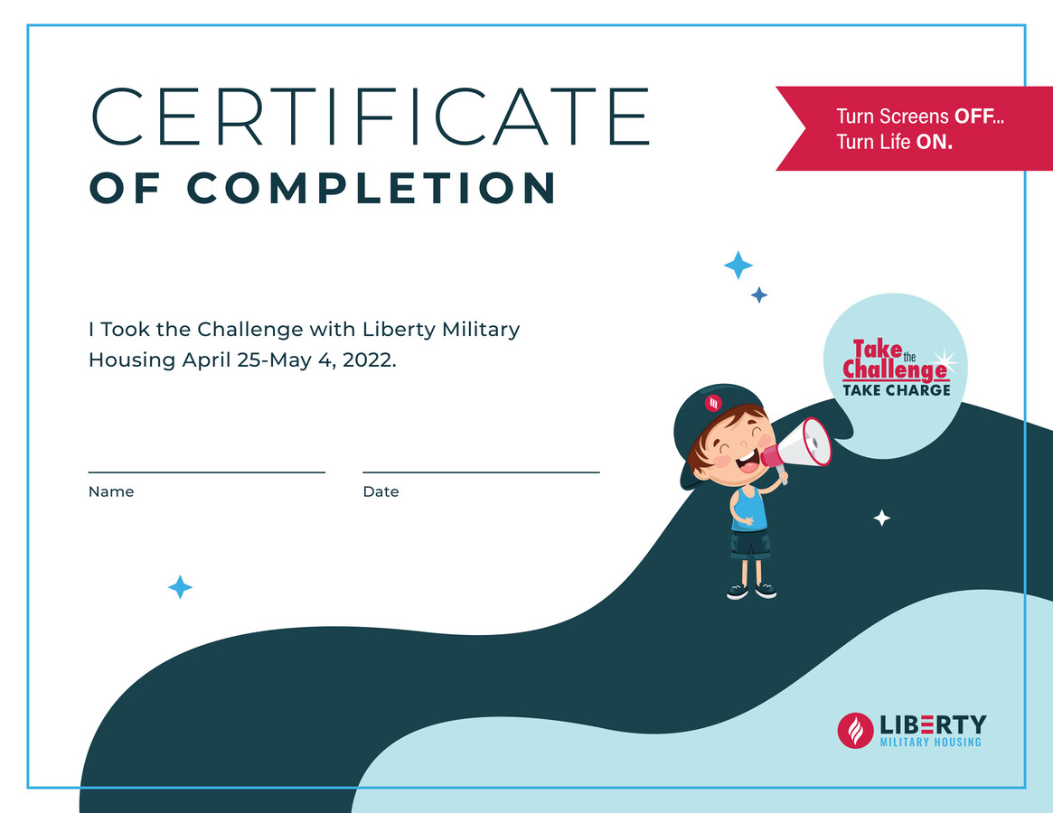 Take The Challenge Certificate by Ashley Gorksi Poole - Flipsnack