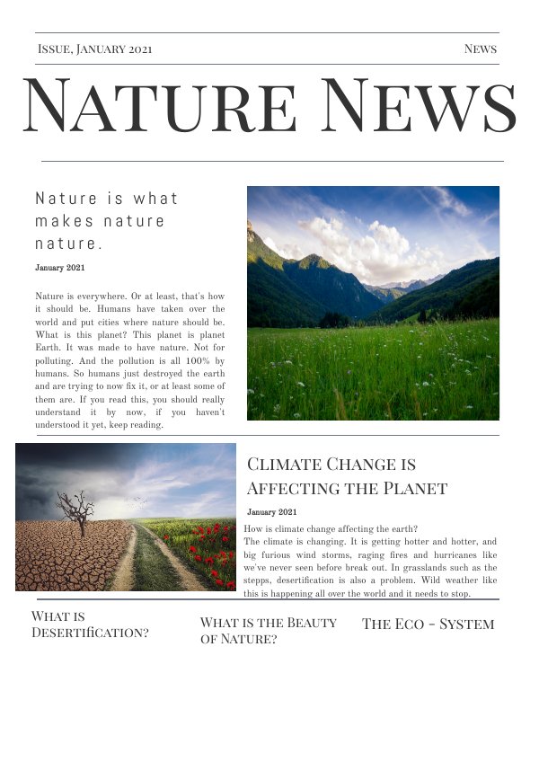 Nature News Jan 2021 by Save The Earth - Flipsnack