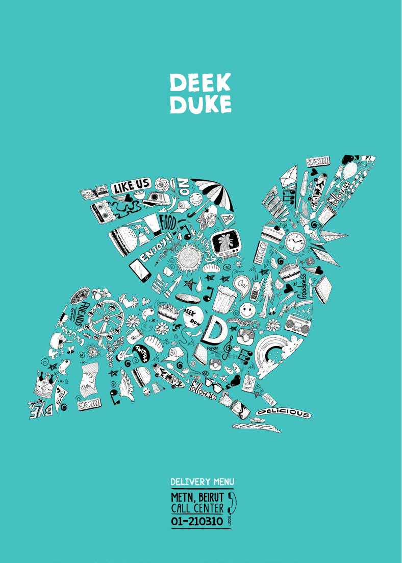Deek Duke Delivery Menu by Ghenwa Tarabay - Flipsnack