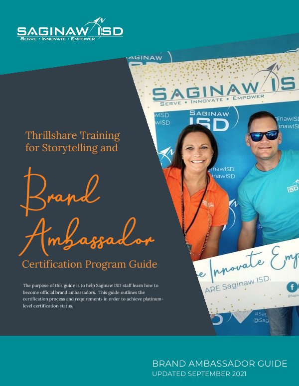 Saginaw ISD Brand Ambassador Certification Program by Coty Kuschinsky ...