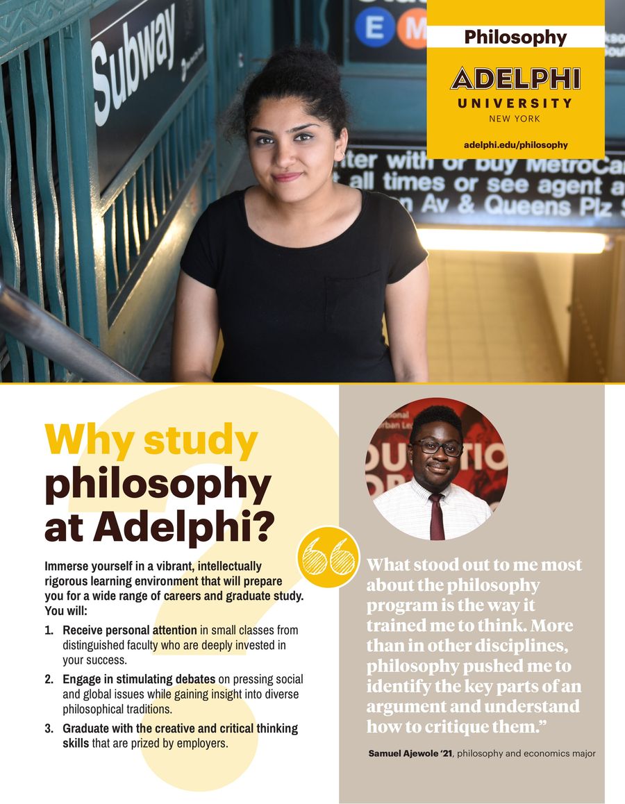 Adelphi University Philosophy by Noelle - Flipsnack