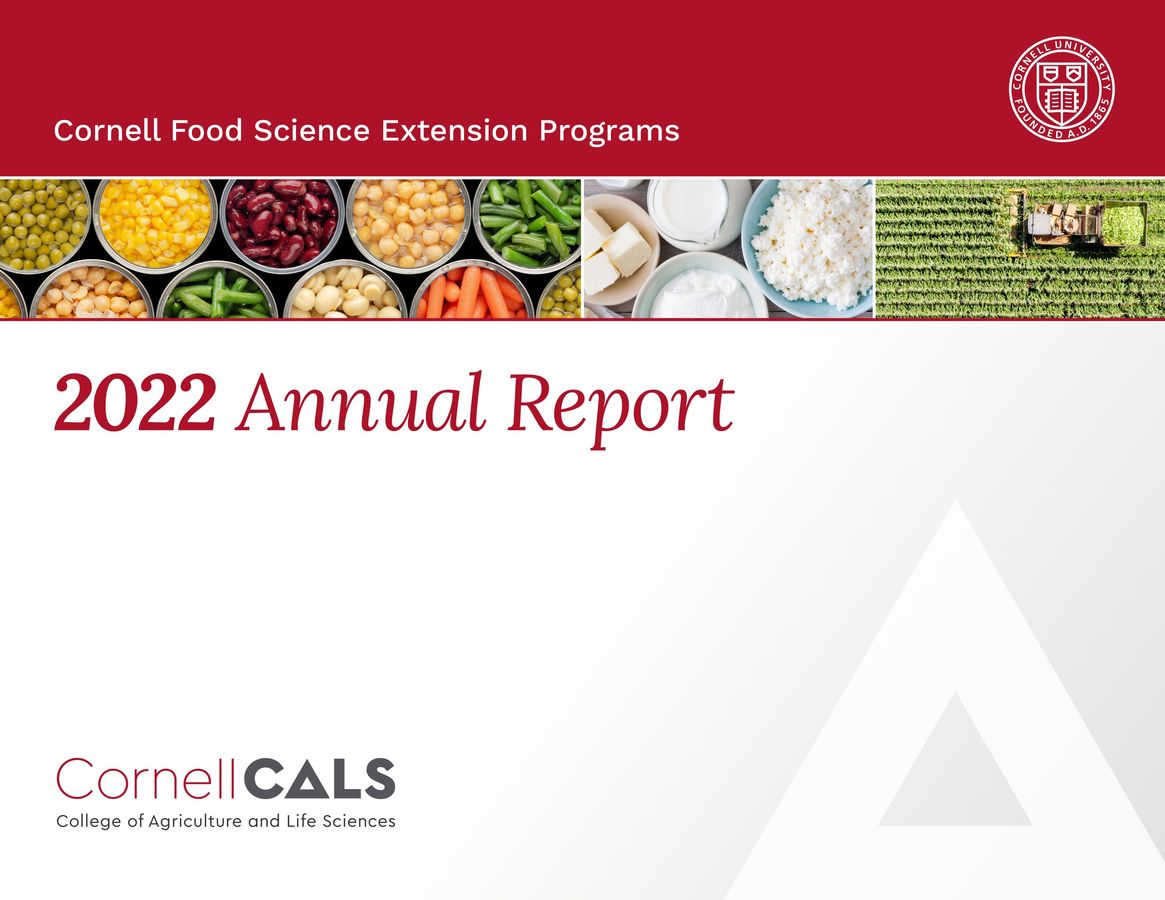 2022 Annual Report – Cornell Food Science Extension Programs by IFS@CU ...