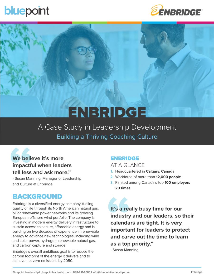 Bluepoint Enbridge Case Study by HCI - Flipsnack