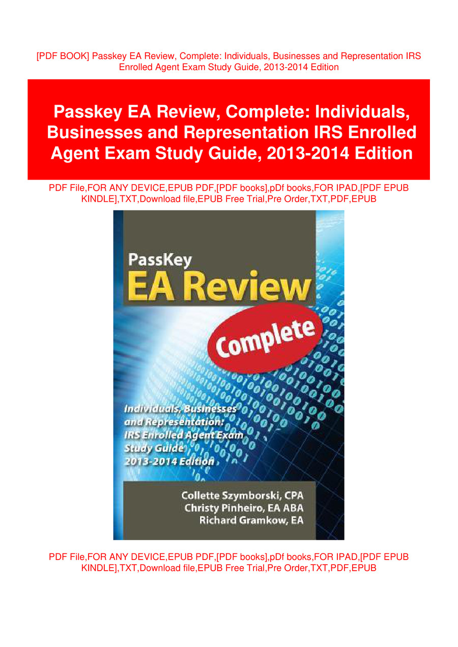 [PDF BOOK] Passkey EA Review, Complete: Individuals, Businesses by ...