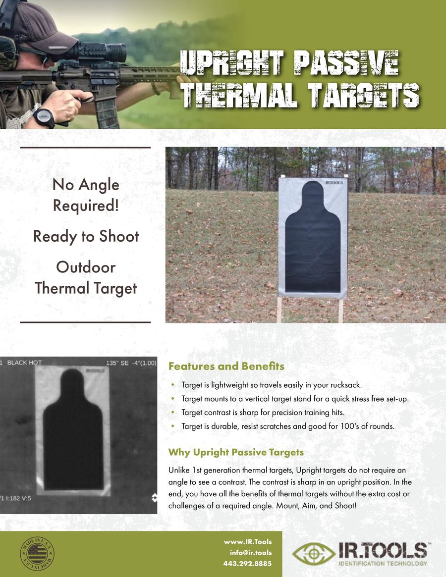 New Upright Passive Thermal Target by IR.Tools™ - Flipsnack