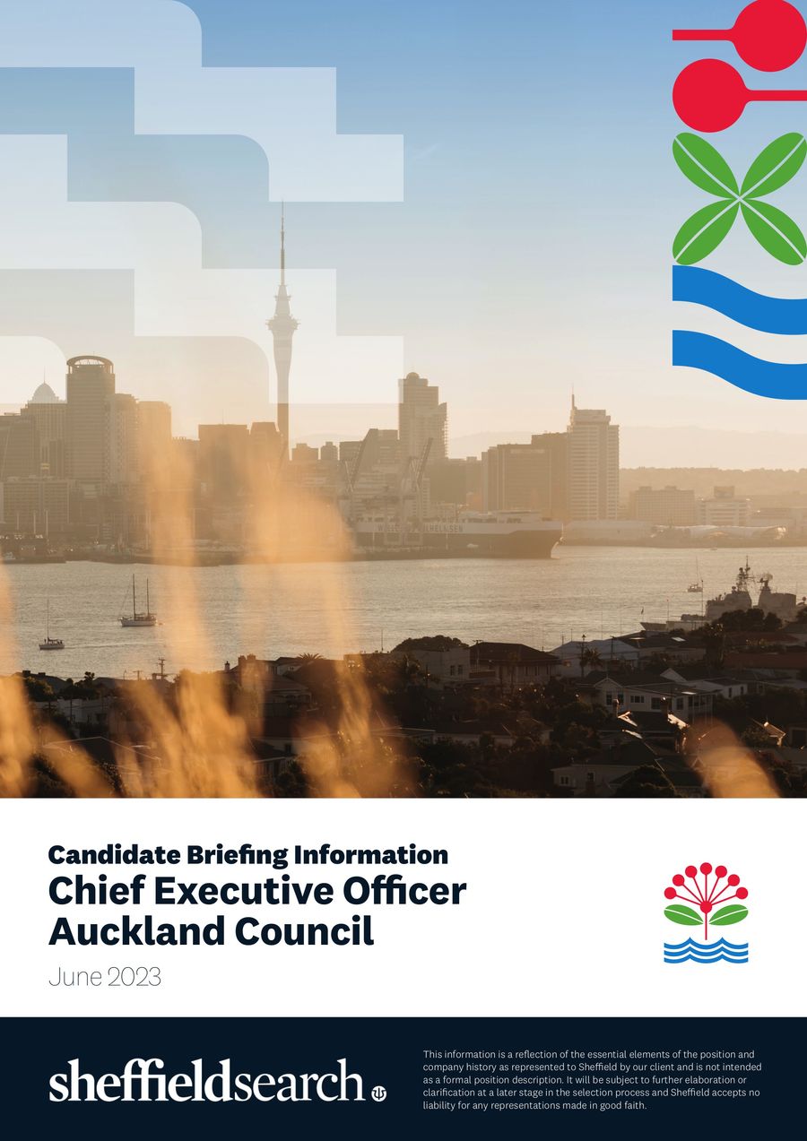 Auckland Council - CEO - Candidate Briefing Pack by 98C6B7CA9F7 - Flipsnack